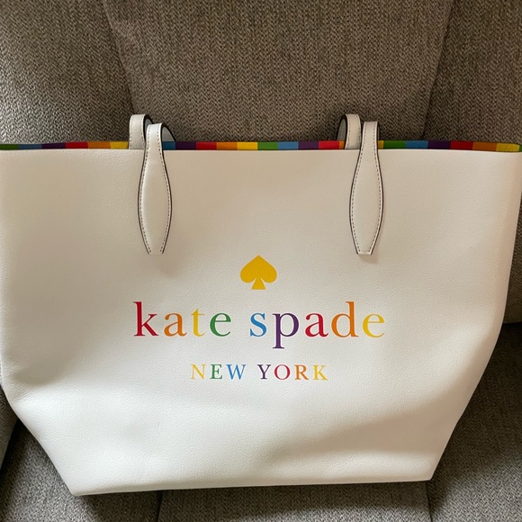 Bags | Kate Spade Reversible Bag With Wristlet | Poshmark